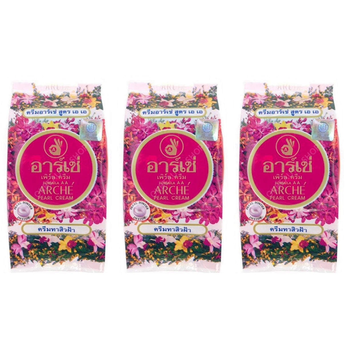 Arche Pearl Cream AA 3g Thai Whitening Acne Freckle Face Cream ...